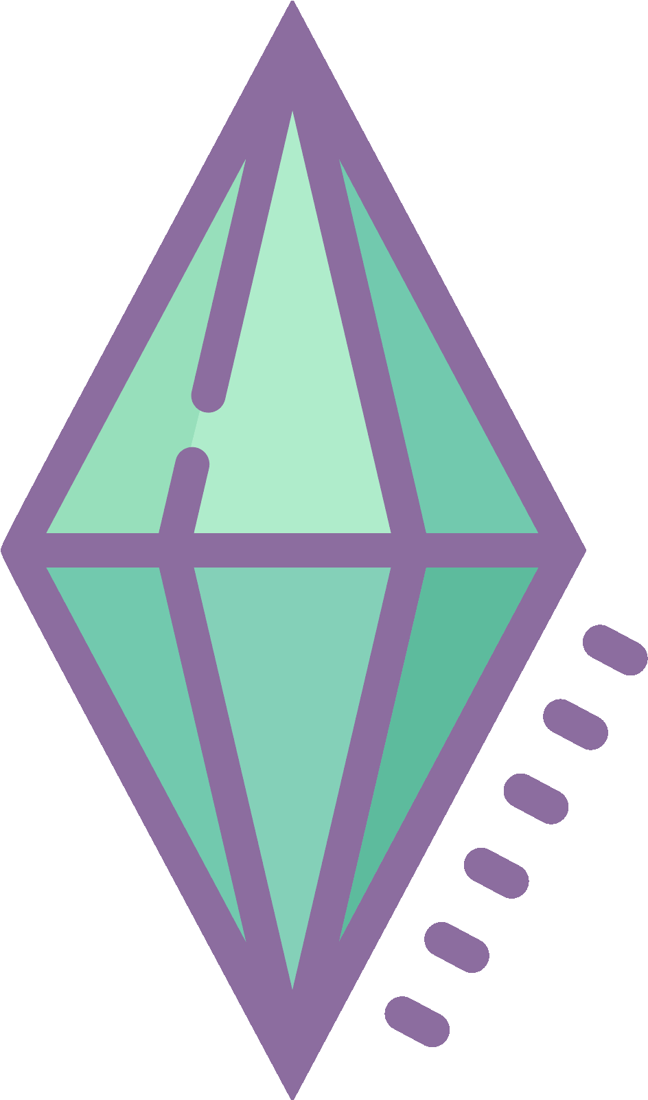 Download The Sims Icon - Triangle - HD Transparent PNG - NicePNG.com