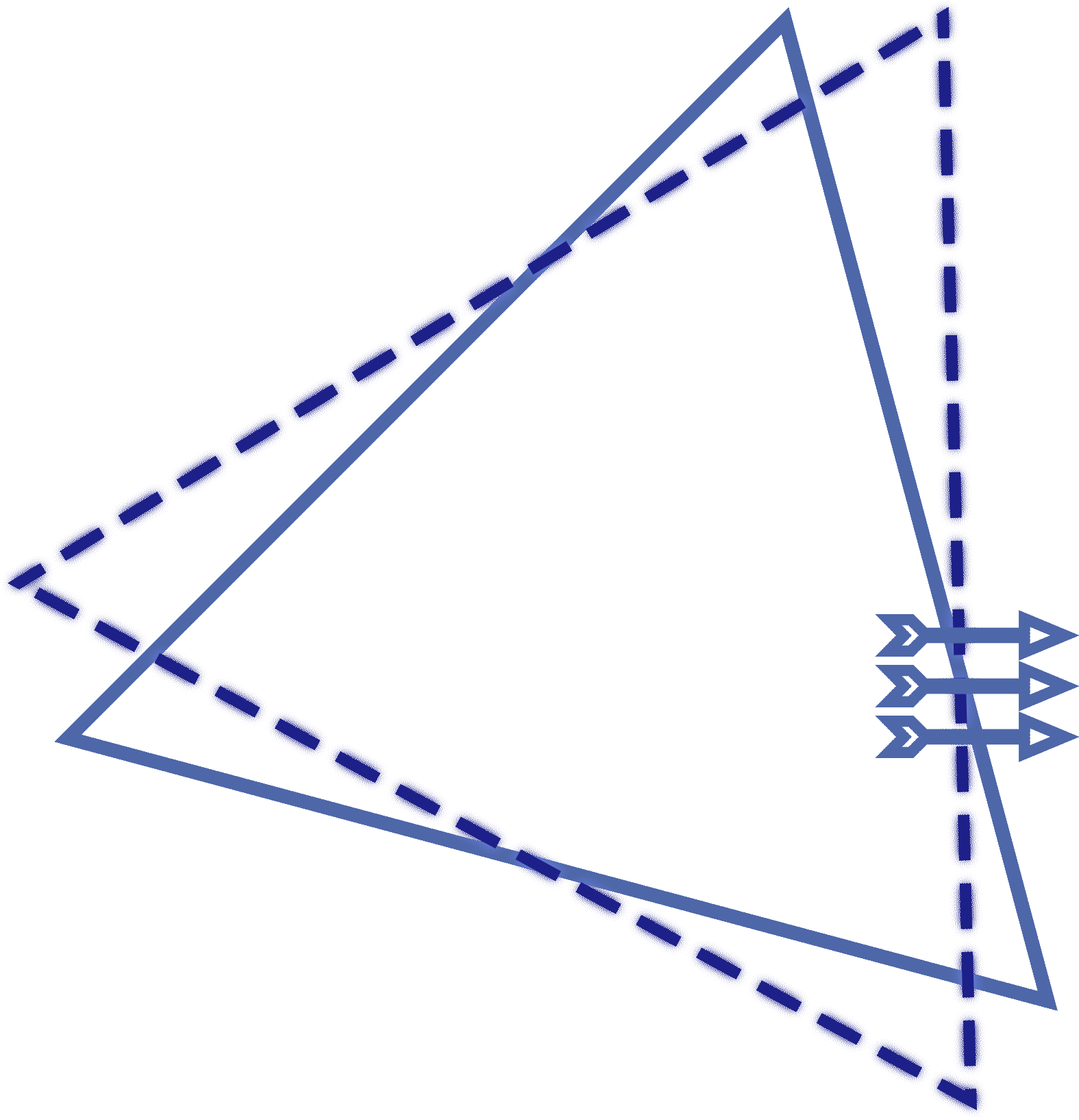 Download Blue Gradient Border Light Texture Png And Psd - Triangle - HD ...