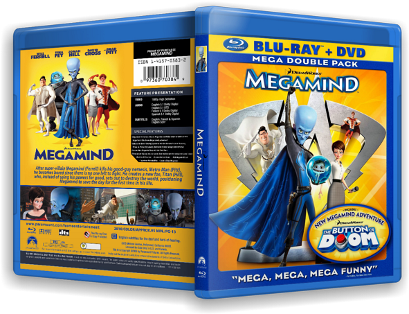 Download Megamysl / Megamind - Megamind Bluray Cover - HD Transparent ...