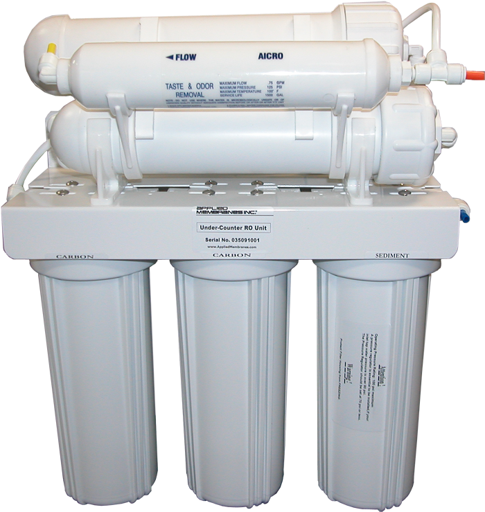 Download HD Domestic Reverse Osmosis System Png File - Water Filter ...