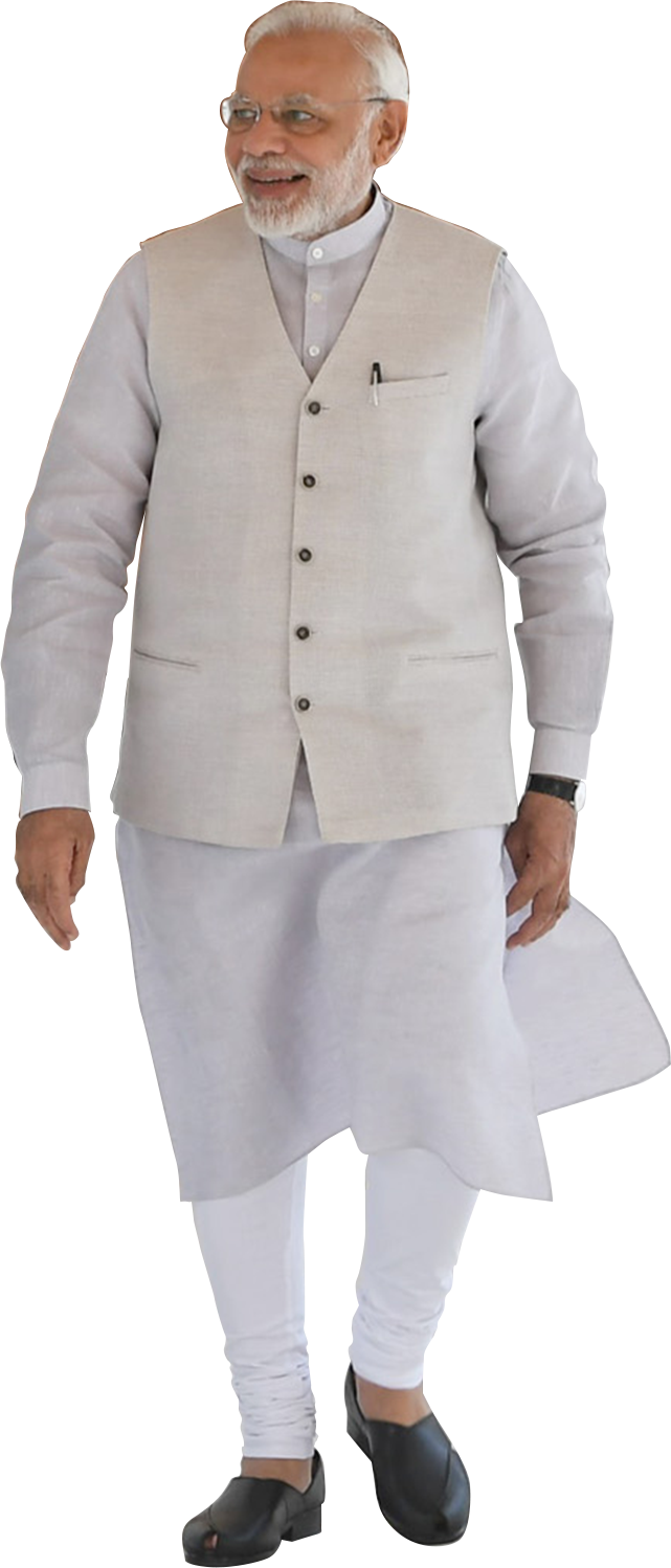 Narendra Modi Standing Full Size Photo