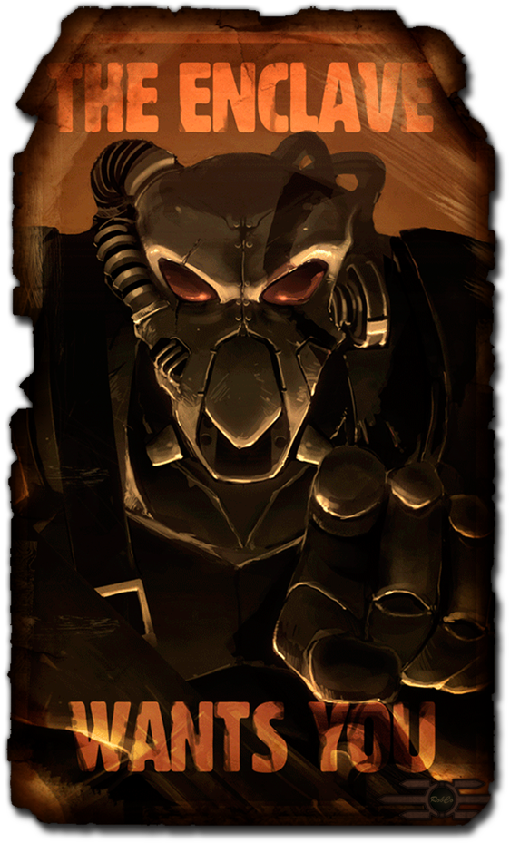 Download HD Enclave Want You Fallout Transparent PNG Image - NicePNG.com