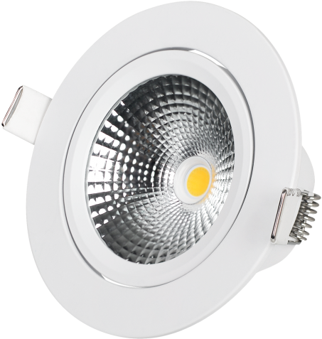 Download Spot Dimmable 7w 450lm 2700k White - Light - HD Transparent ...