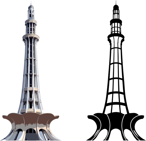 Download Minar E - Minar E Pakistan Drawing - HD Transparent PNG ...