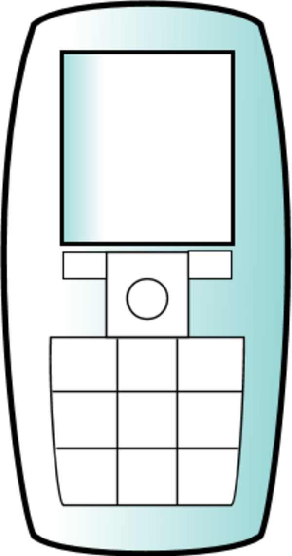 Download HD Vector Clip Art - Cell Phone Clip Art Transparent PNG Image ...