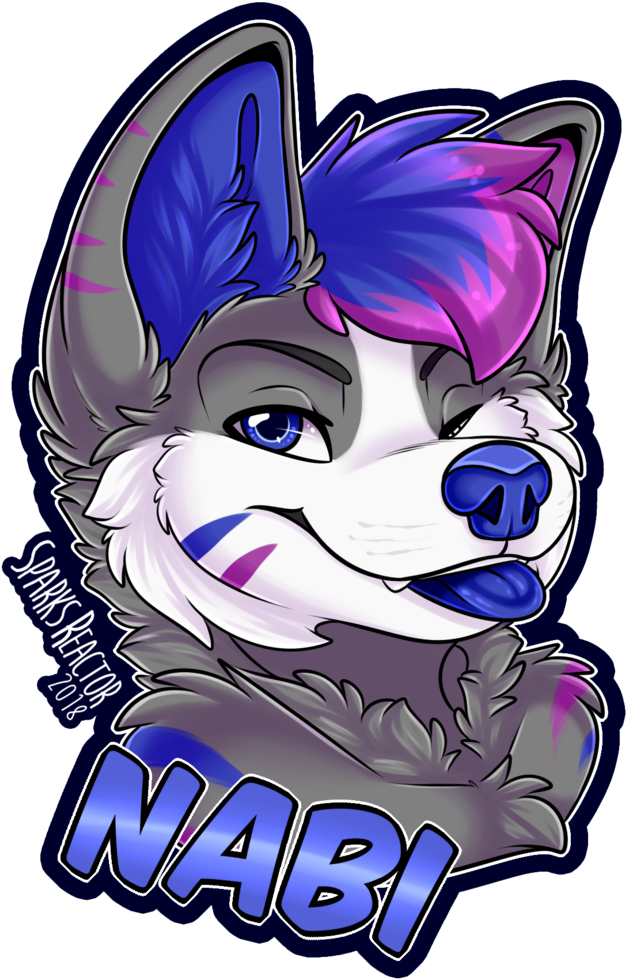 Download HD Nabi By Sparksfur Furry Wolf, Furry Art, Furry Drawing ...