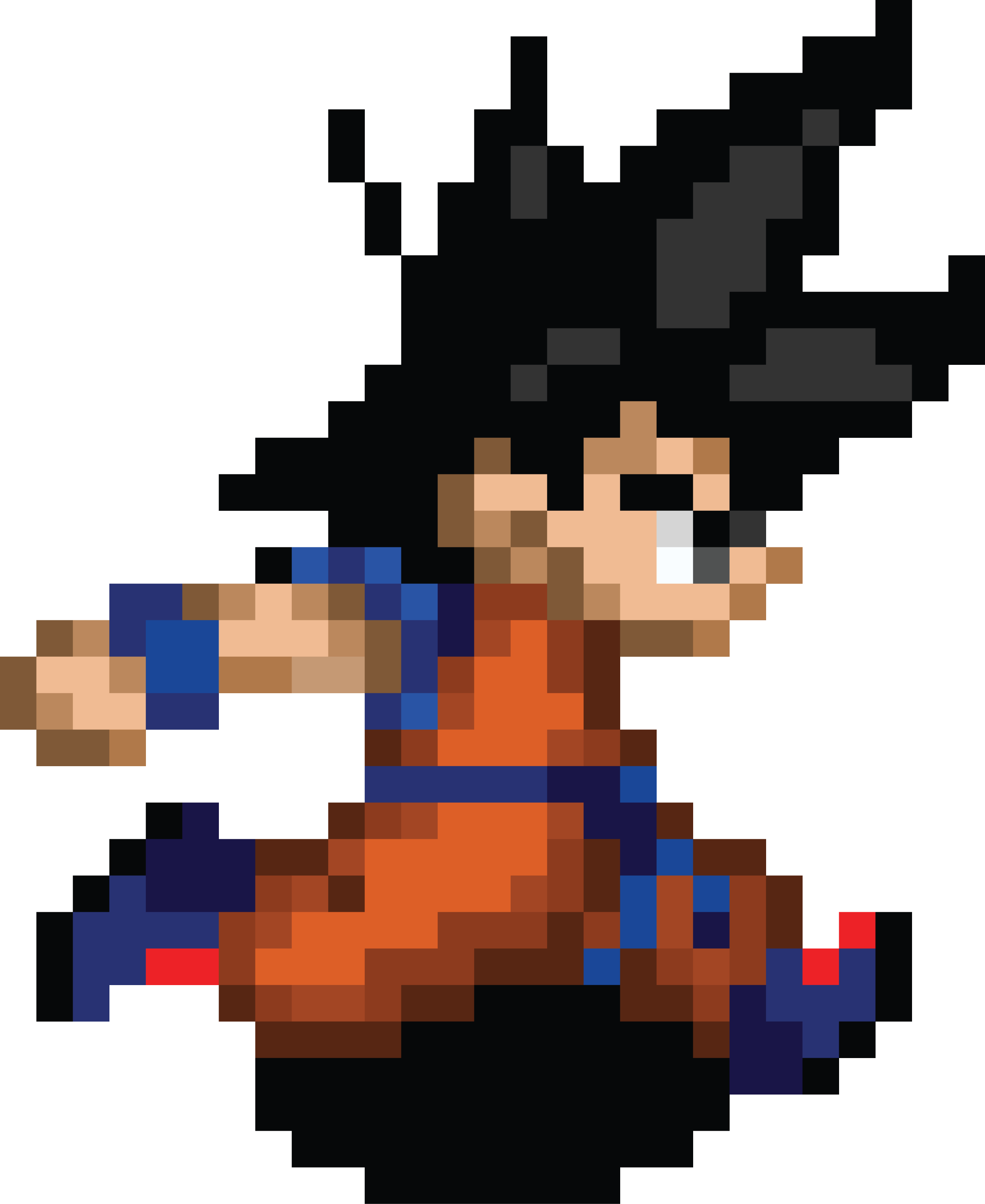 Download Blast Goku Run 1 - Goku Running Sprite Png - HD Transparent ...