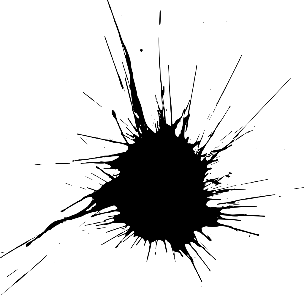 Download 4 Grunge Ink Splatter Png Transparent - Illustration - HD ...