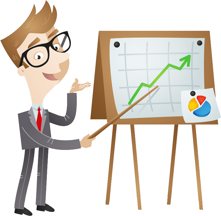 Download HD Cell Tower Lease - Cartoon Teacher Pointing To Board ...