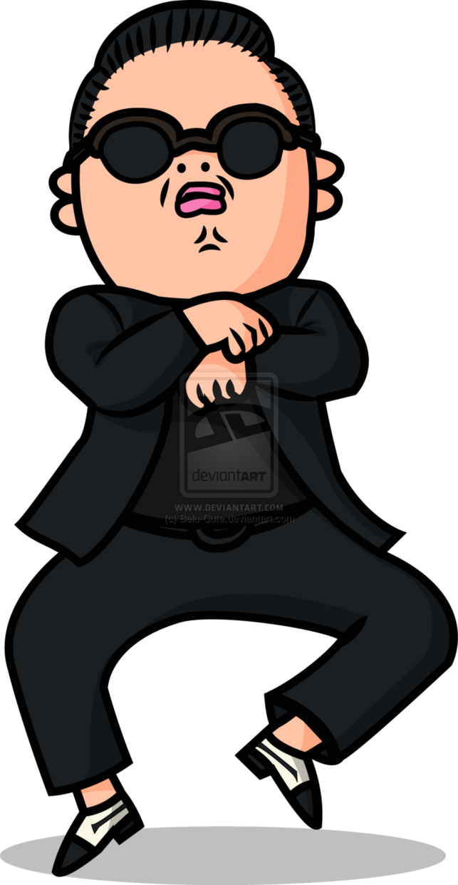Download HD Gangnam Style 1 By Belu-cute - Psy Gangnam Style Png ...
