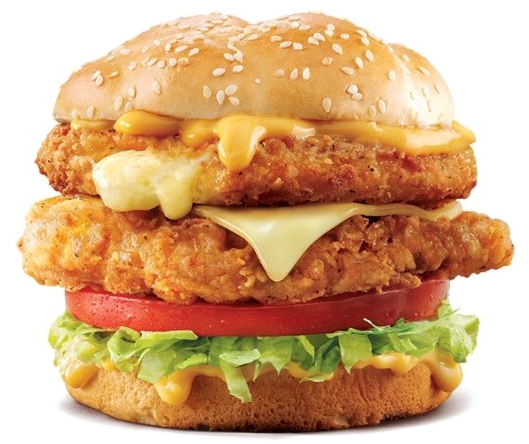 Download Kfc Burger Transparent - Big Cheese Burger Kfc - HD Transparent PNG - NicePNG.com