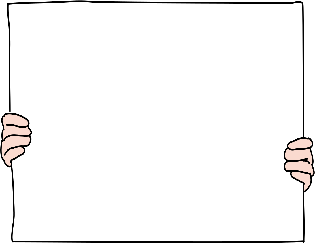 Download Blank Hand Sign Png - - Holding A Sign Transparent - HD ...