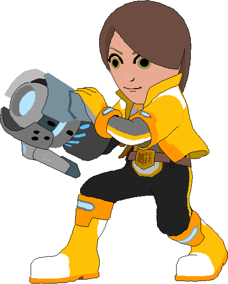 Download HD Mii Gunner - Cartoon Transparent PNG Image - NicePNG.com