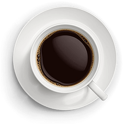 Download HD Cup Of Coffee Top View Transparent PNG Image - NicePNG.com