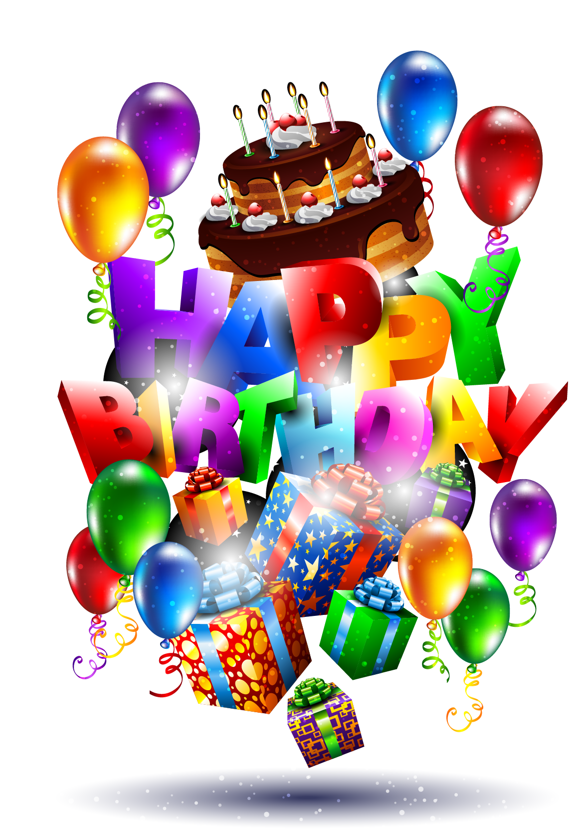 Download Happy Birthday Png Text 3d - Happy Birthday Background Png ...