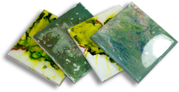 Download HD Set Of 4 Coasters - Drink Coaster Transparent PNG Image ...