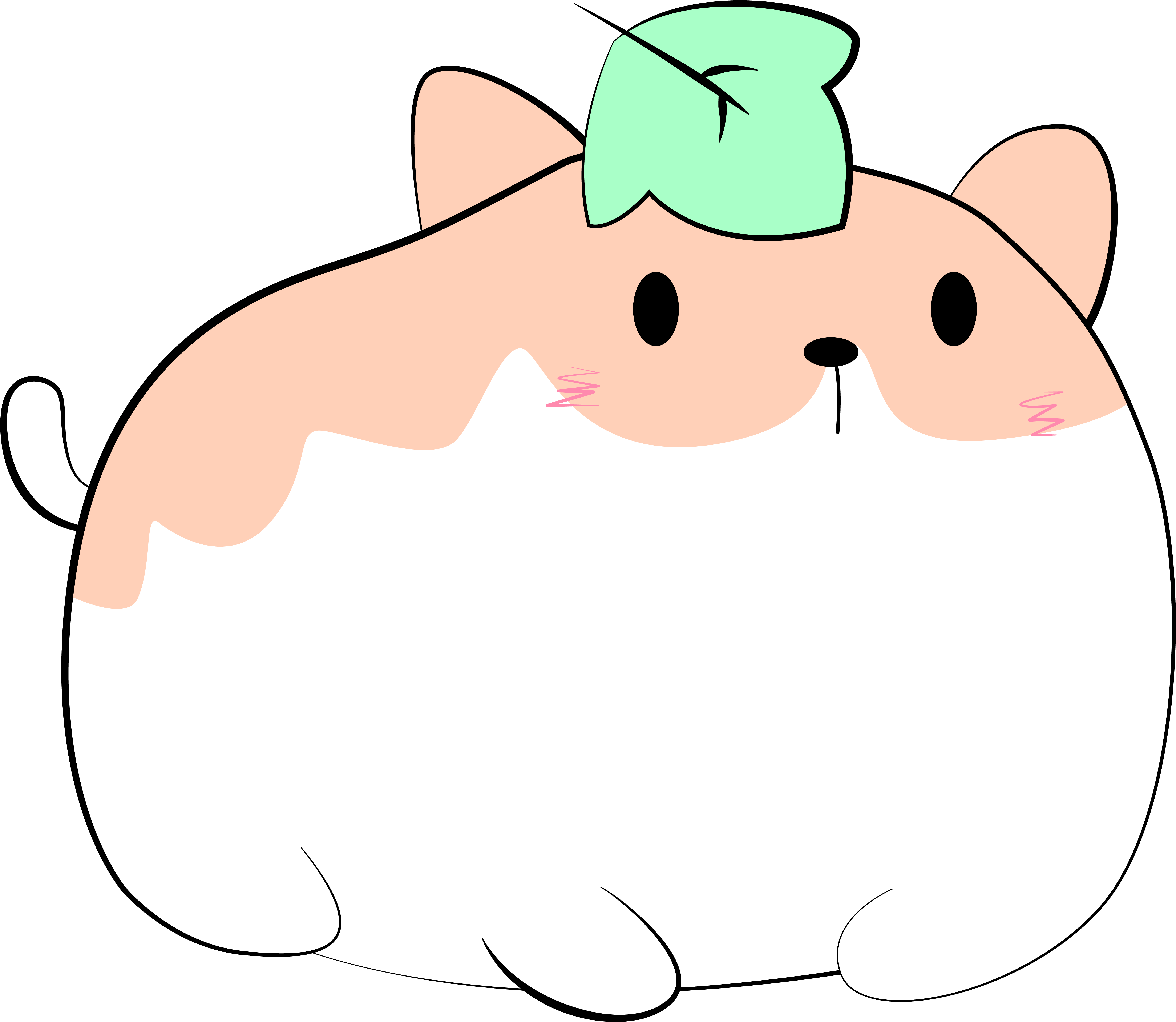 Download HD Cute Small Animal Hand Drawn Stick Figure Png And Vector ...