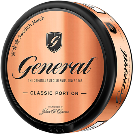 Download HD 9775998 - General Snus Classic Portion Transparent PNG ...