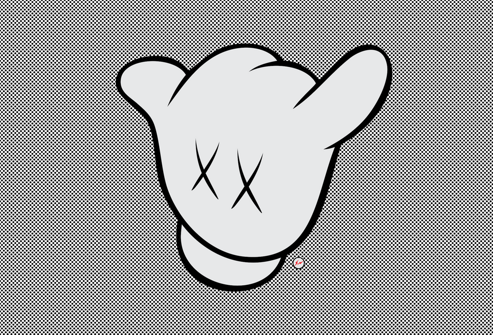 Download Kaws X Fragment - Kaws Mickey Mouse Hands - HD Transparent PNG ...