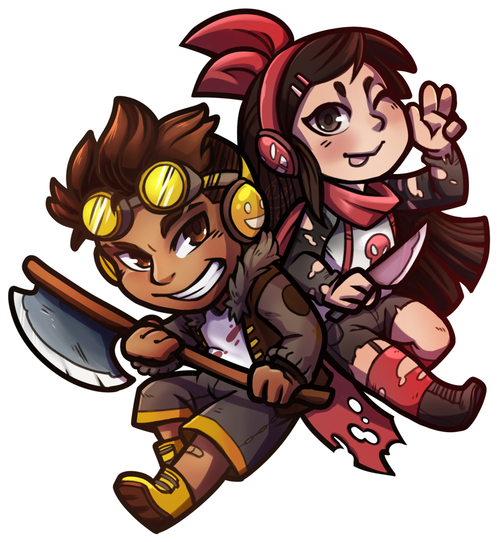 Download HD Chibi Couple Emile Ace - Cartoon Transparent PNG Image ...