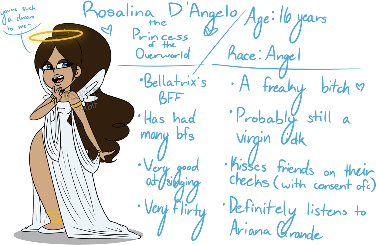 Download HD Rosalina “rose” D'angelo, The - Cartoon Transparent PNG Image - NicePNG.com