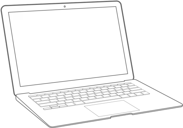 Download Drawn Laptop Laptop Screen - Drawing A Laptop With Perspective ...