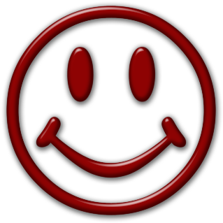 Download HD Red Smiley Face Png - Emoji Images Smiley Face Black And ...