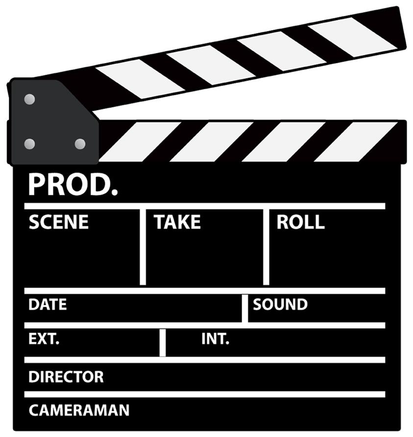 Download HD Free Download Clapper Board Clipart Clapperboard Film ...