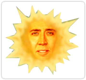Teletubbies Sun Nicolas Cage