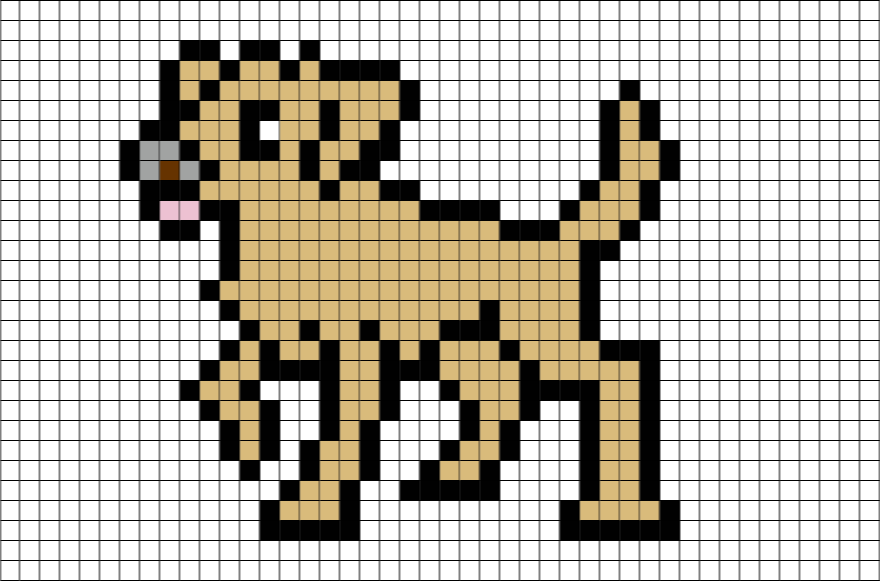 Download HD Labrador Pixel Art Transparent PNG Image - NicePNG.com