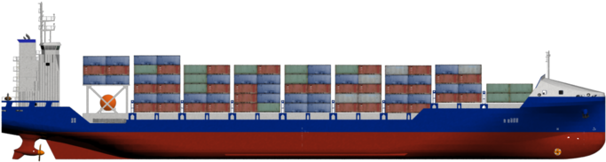 Download Container Ship - Cargo Ship 2d Png - HD Transparent PNG ...