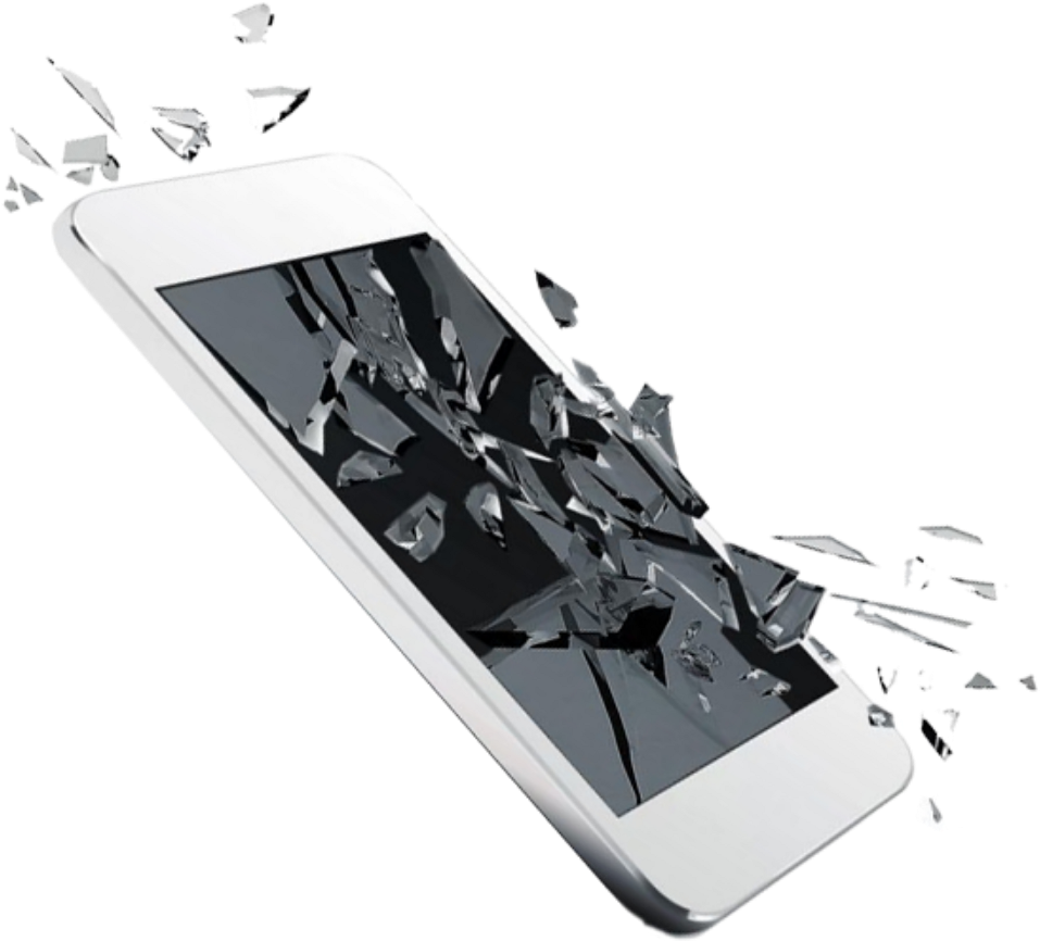 Download Ftestickers Cellphone Screen Cracked Broken 3deffect - Mobile ...