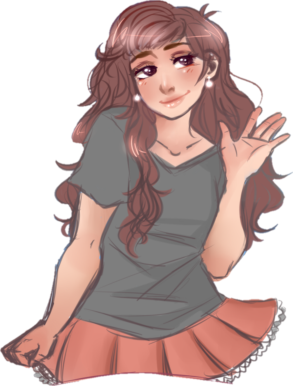 Download HD Girl Sticker - Girl Transparent PNG Image - NicePNG.com