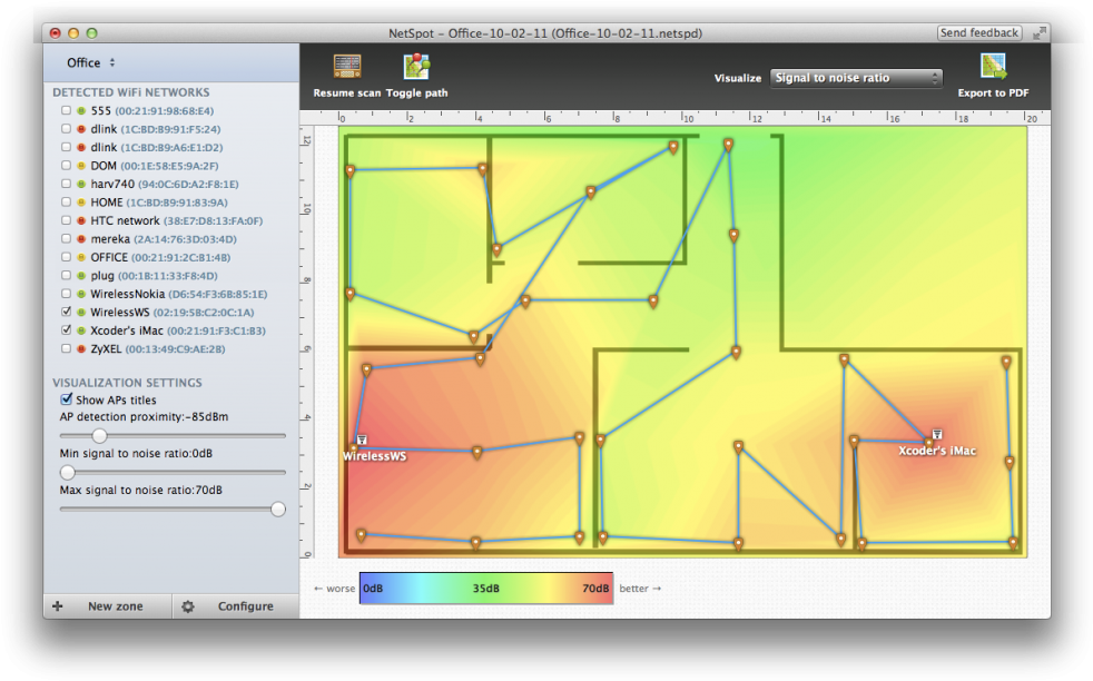 Download Wi-fi Site Surveys - Free Wifi Heat Map Mac - HD Transparent ...