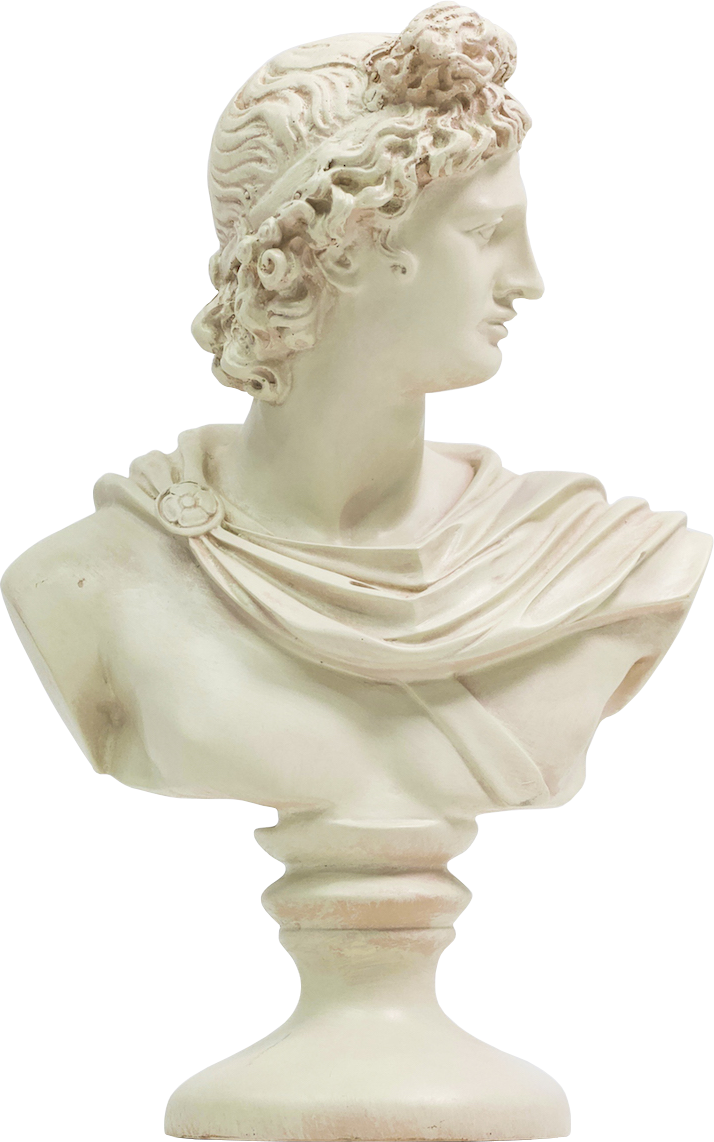 Download Roman Man Statue - Bust - HD Transparent PNG - NicePNG.com