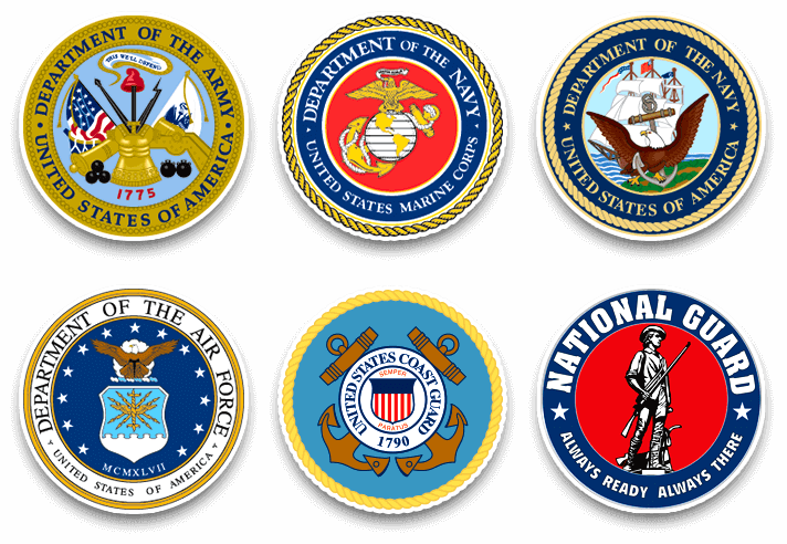 Download Seals Of All Branches Of The Us Armed Forces - United States ...
