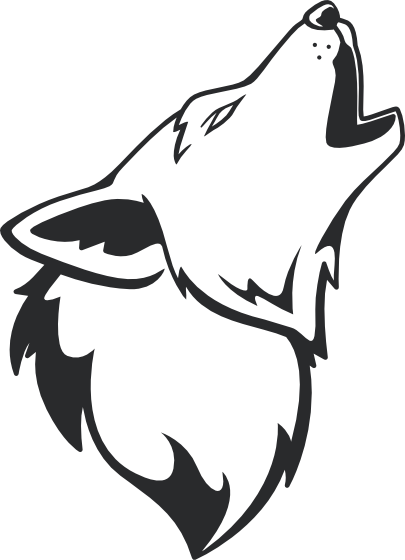 Download Svg Tempolate Raster 267 5jcjsid - Howling Wolf Drawing ...