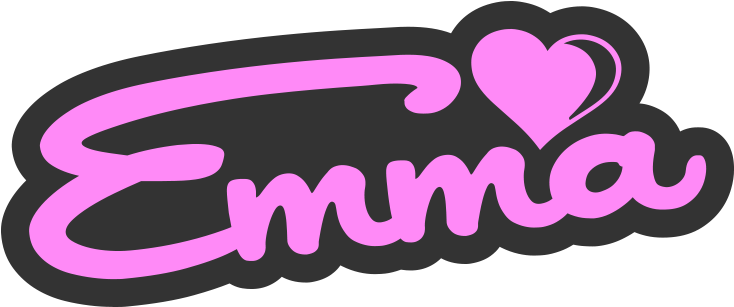 Download Emma Sweet Name Sign Png - Illustration - HD Transparent PNG ...