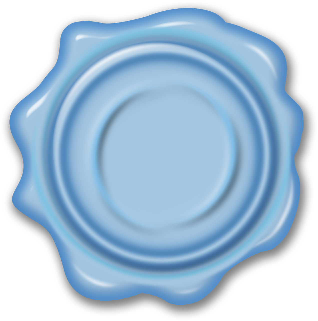Download Blue Sealing Envelope Sky Transprent - Blue Wax Seal Png - HD ...