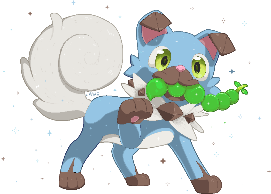 Download HD “☆ Rockruff ” - Cartoon Transparent PNG Image - NicePNG.com