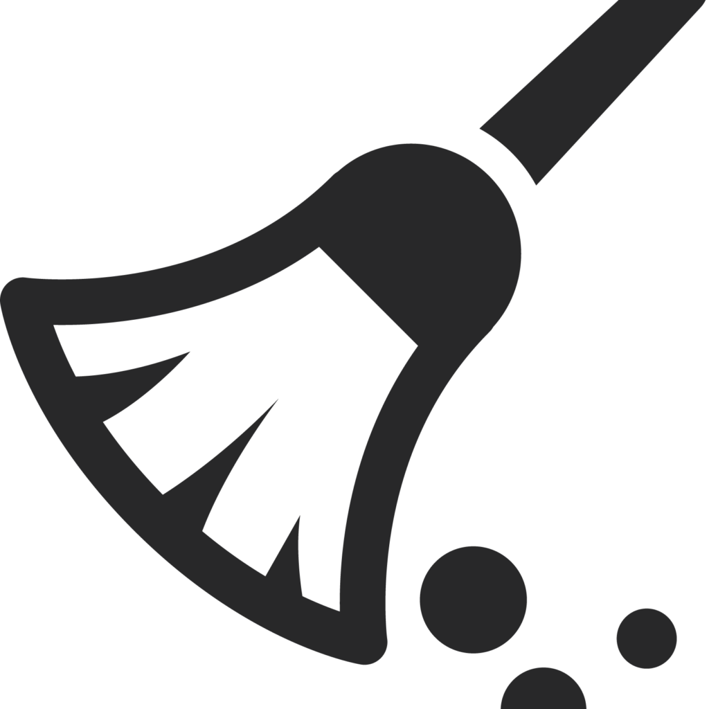 Download HD Cleaning Icon Png - Cleaning Clipart Transparent Black ...