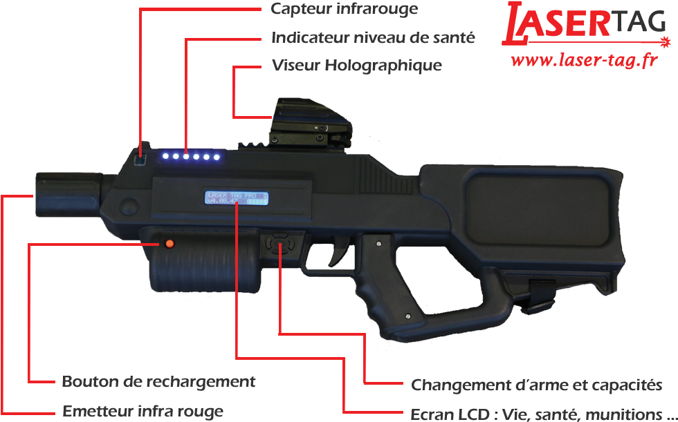 Download HD Laser - Assault Rifle Transparent PNG Image - NicePNG.com