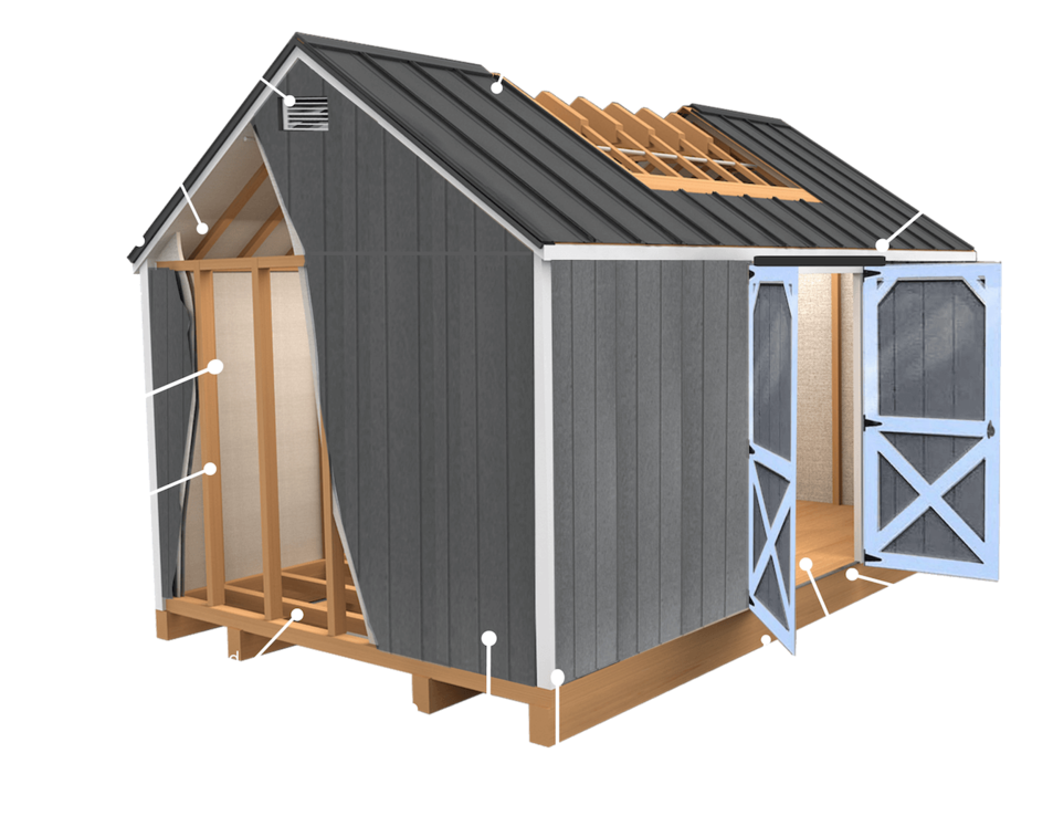 Download HD Painted-illustration - Shed Transparent PNG Image - NicePNG.com