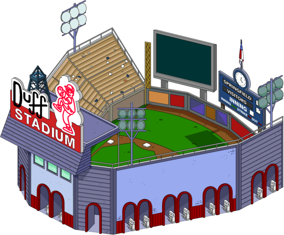 Download Duff Stadium Tapped Out - Estadio De Los Simpson - HD ...