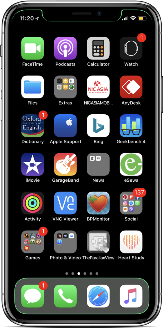 Download Customize Your Iphone X With A Disco Light Notch & - Iphone ...