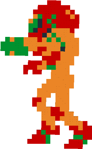 Metroid Samus Pixel Art Hd Png Download Transparent Png Image Pngitem ...