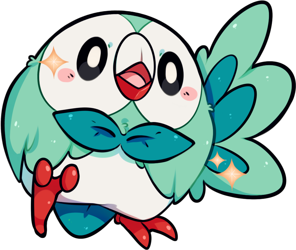 Download HD Rowlet Shiny - Pokemon Shiny Rowlet Transparent PNG Image ...