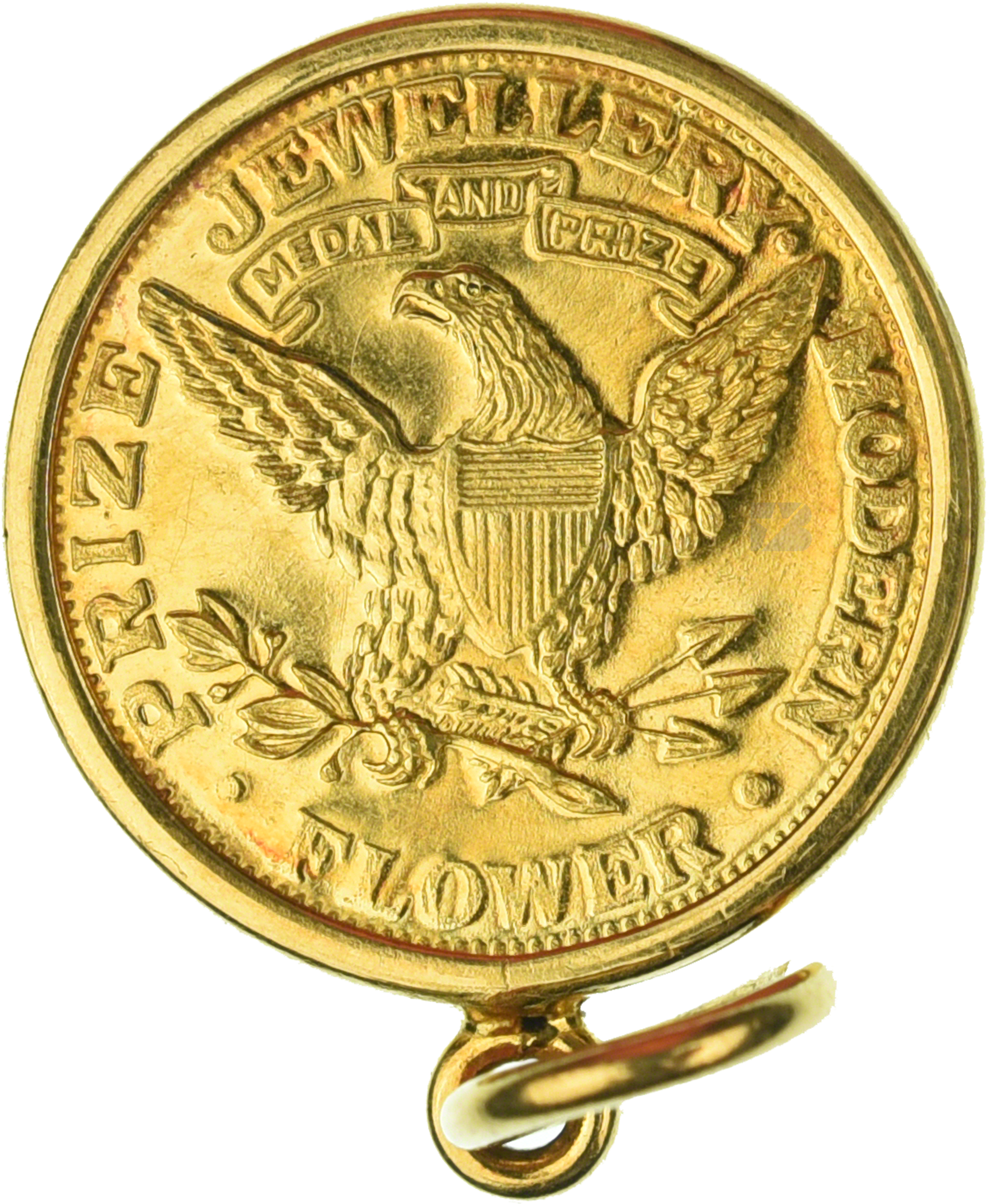 Download America Gold Prize Flower Modern Jewellery 8g 1908 - Jewellery ...