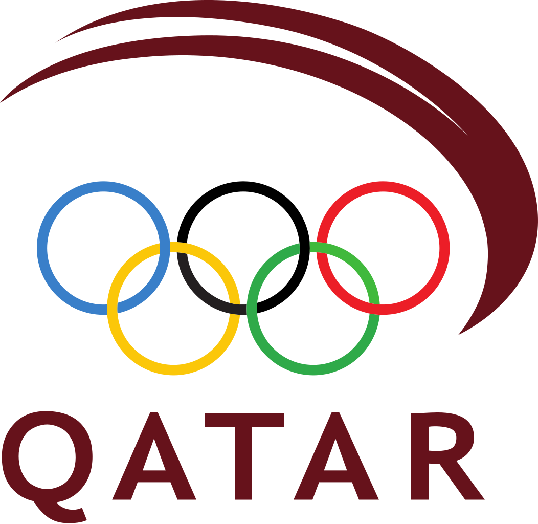 Download HD Qatar Olympic Committee Logo - Olympic Refugee Team Flag ...