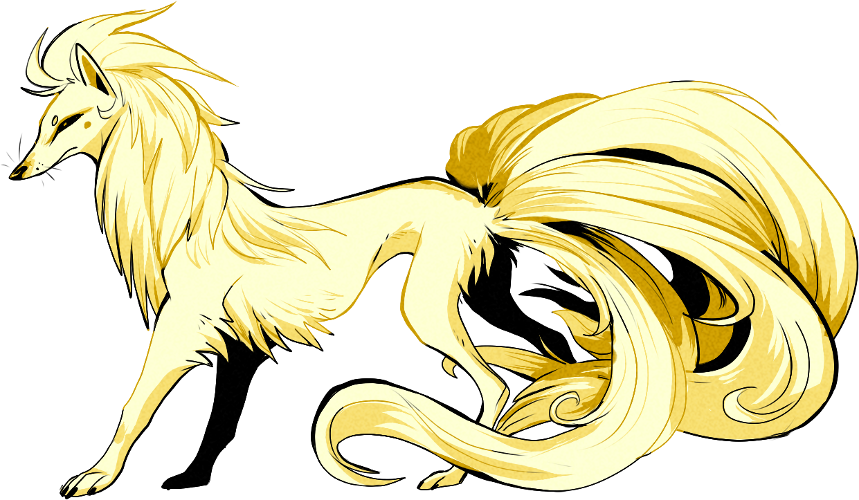 Download Art Pokemon Vulpix Ninetales Jesterdex - Cartoon - HD ...